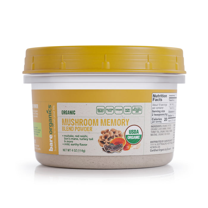 Organic Mushroom Powders – BareOrganics.com